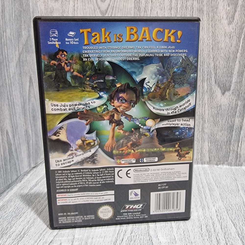 Pre-owned Tak 2: The Staff of Dreams - (Nintendo GameCube, 2005) Tested ...